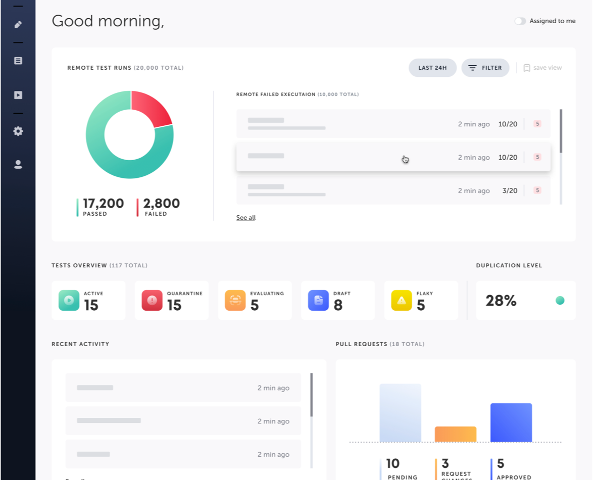 Automated UI and Functional Testing - AI-Powered Stability - Testim.io
