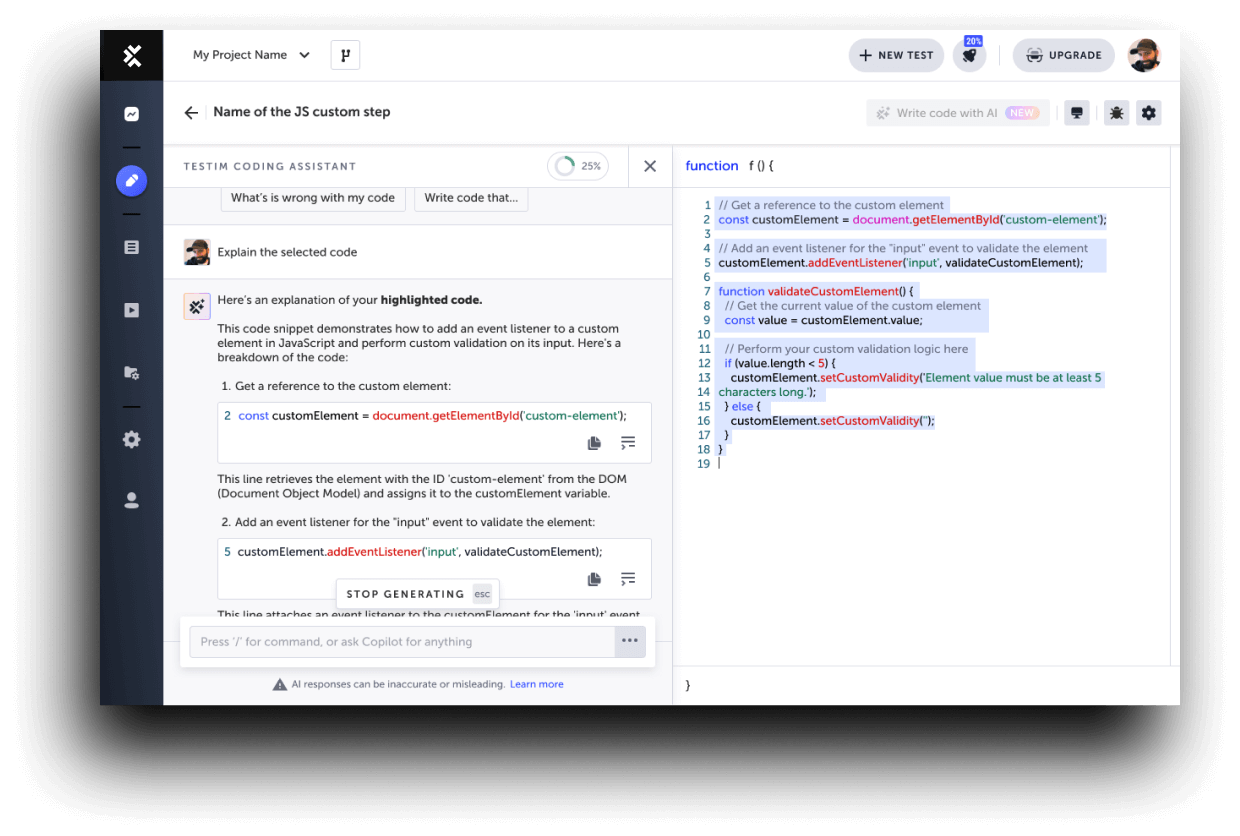 Ai Ai Driven E2e Automation With Code Like Flexibility For Your Most Resilient Tests 