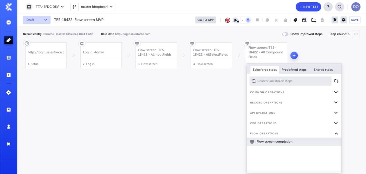 Salesforce-Testing - AI-driven E2E automation with code-like ...